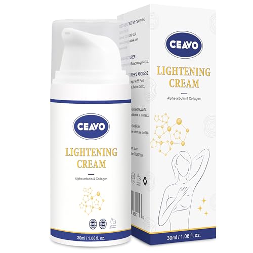 Skin Lightening Cream For Dark Underarm , Knees , Elbows , Inner Thigh , Bikini Line , Armpit Area Bleaching cream,Permanent Whitening No Rebound , Spot Remover Lighten Body Black Designed by USA