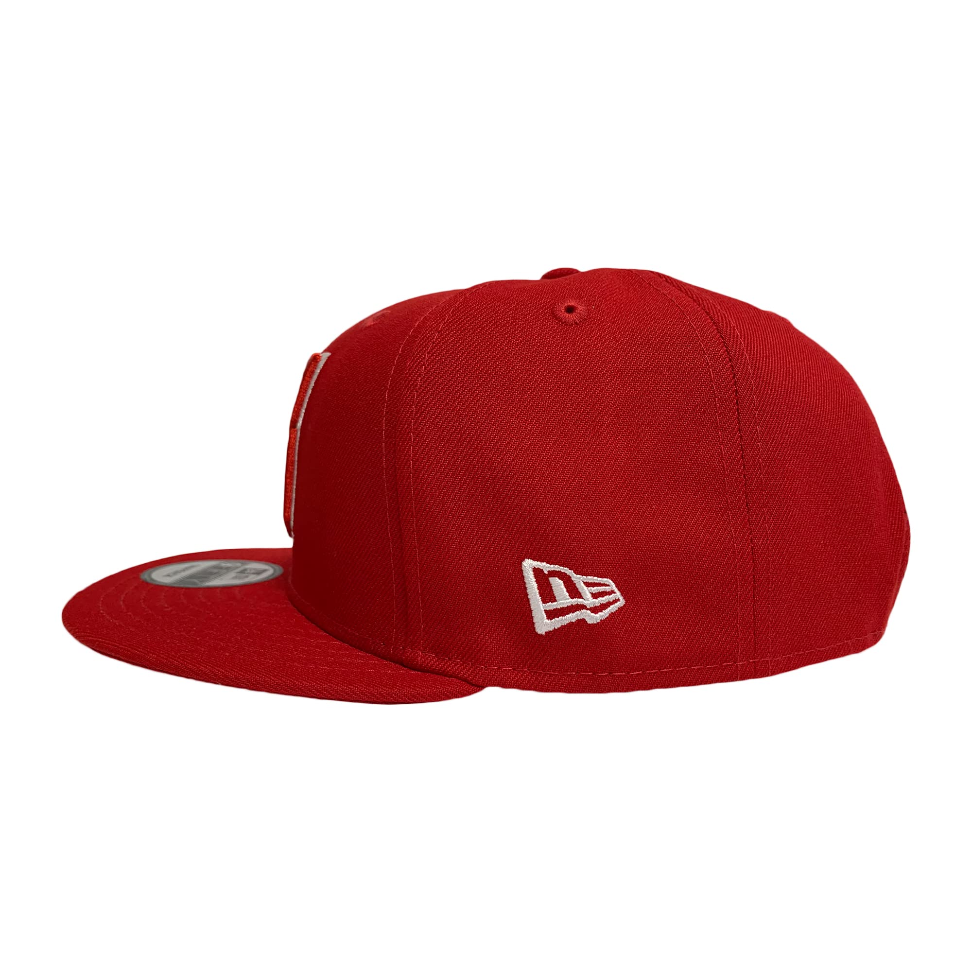 New Era 9FIFTY Transformers Autobot Logo Symbol 80's Cartoon Snapback Hat Cap Red