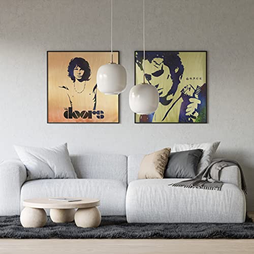 Tom Waits Wall Art. Portrait, Music Lover Gift, Metal Artwork. A Groundbreaking New Way to Display Your Preferred Art on Brass or Copper. Bar, Restaurant Decor, Poster, Man Cave
