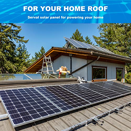 Nicesolar 50W 12V Solar Panel kit Monocrystalline Off Grid System Battery Charger for RV Boat Trailer Cabin Garden Shed Home, with 20A Charge Controller for 12V Lead-Acid & Lithium & LiFePO4 Battery