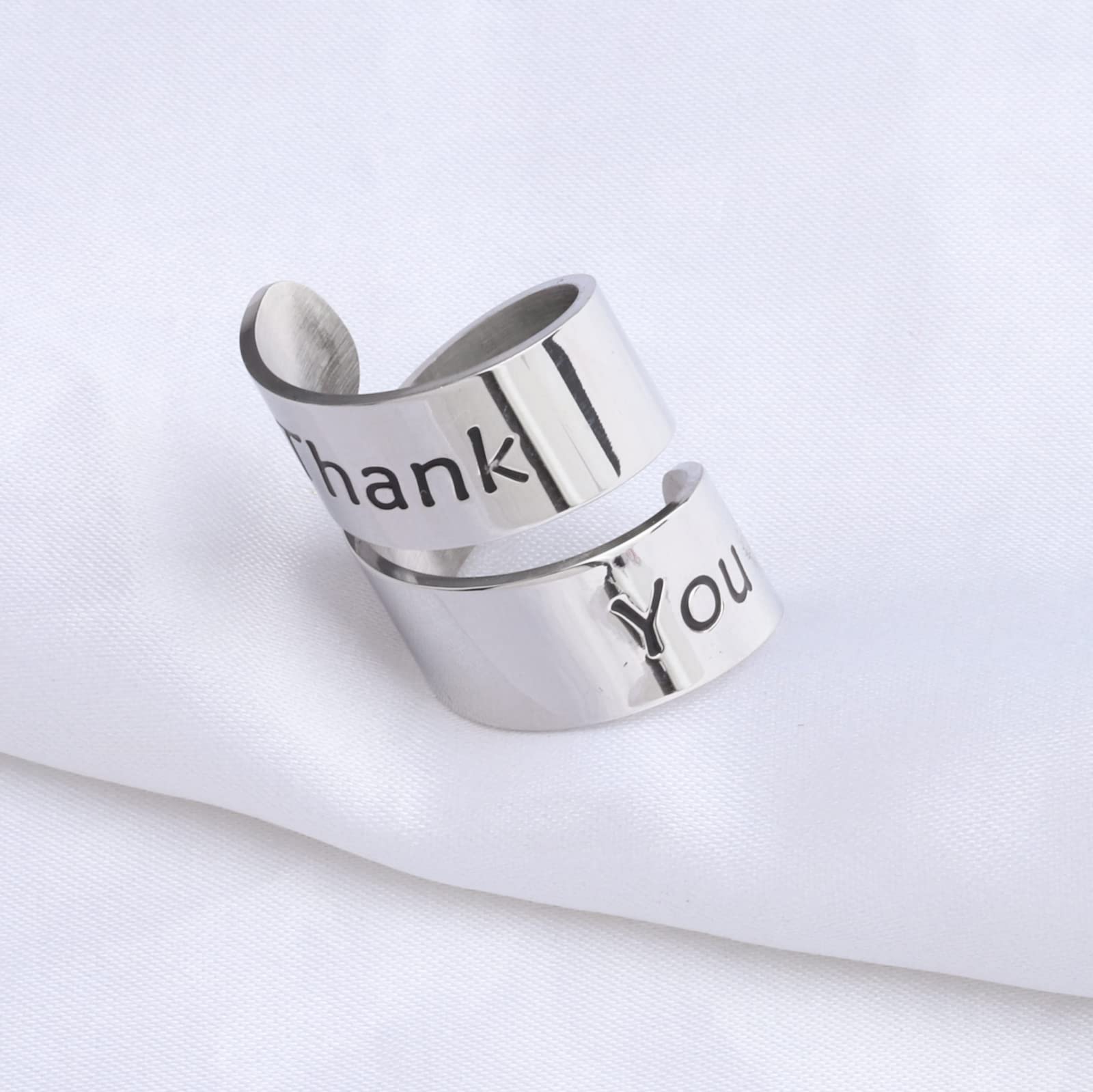 POTIY Thank You Gift Stethoscope Name Tag Student Nurse Gift Stethoscope Charm (Thank You)