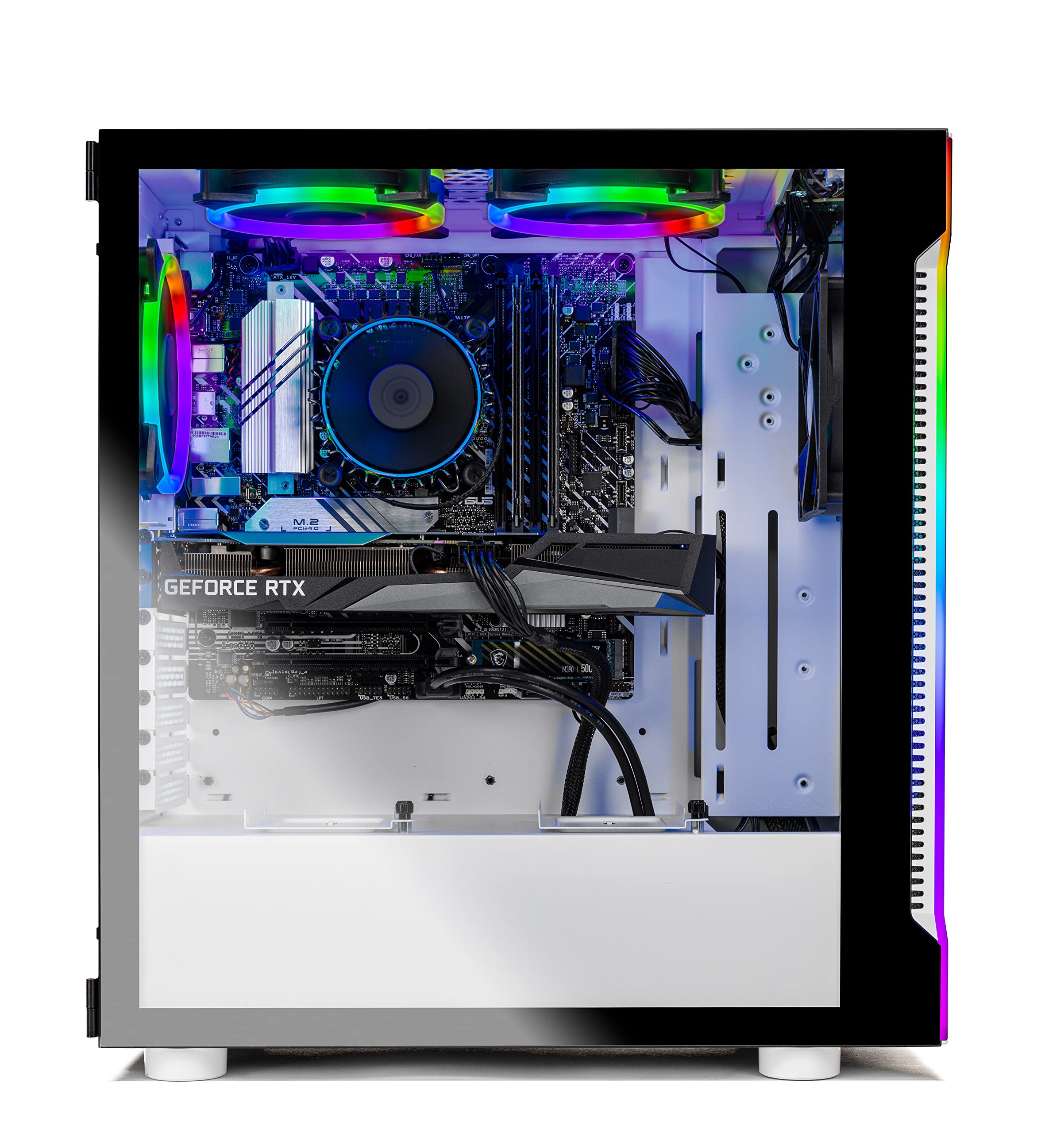 Skytech Gaming Archangel 3.0 Gaming PC Desktop with Sceptre 30-inch Curved Gaming Monitor