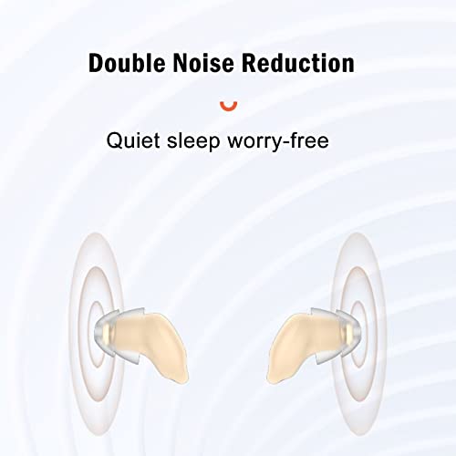 Sleep Earbuds for Side Sleepers Invisible Earbuds for Sleeping Smallest Sleep Buds Tiny Mini Small Discreet Bluetooth Earpiece Wireless Hidden Headphones Work Sports Black
