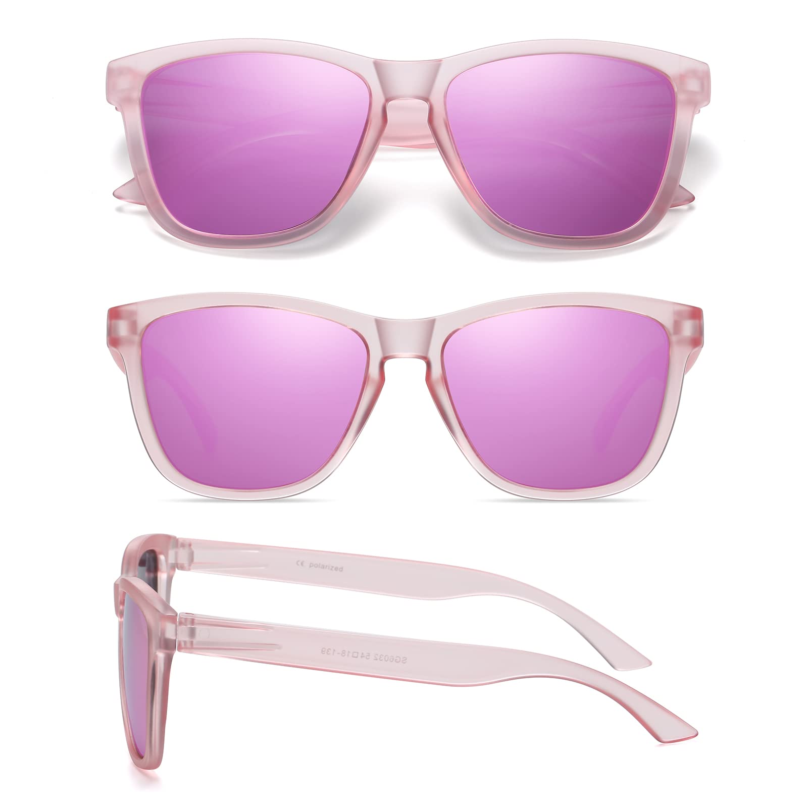 Polarized Sunglasses for Women Men Classic Retro Designer Style Fashion UV400 Protection