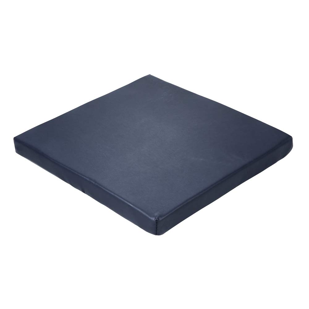 Lominc Square Seat Cushion 12x12 inch, Waterproof Leather Square Chair Pad, Anti Slip, Perfect for Metal/Wood Stool Chairs, Brown(Cushion Only)