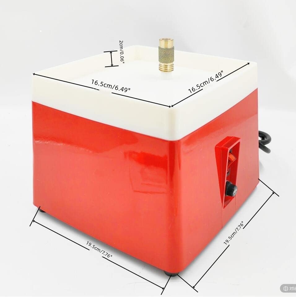 Portable Stained Glass Grinder Machine,110V 65W Glass Diamond Ceramics Art DIY Bench Grinder Tool Machine with 5PCS Grinder Bits