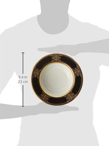 Noritake Evening Majesty Soup/Cereal Bowl Black 11 oz