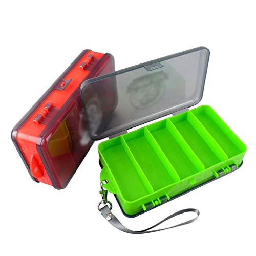 Multifunction Tackle Storage Box Small and Convenient Fish Hook Box Parts Box Storage Box Special Tool Box Plastic Bait Bait Box Fishing Gear Accessories Bait Box Excellent waterproof performance