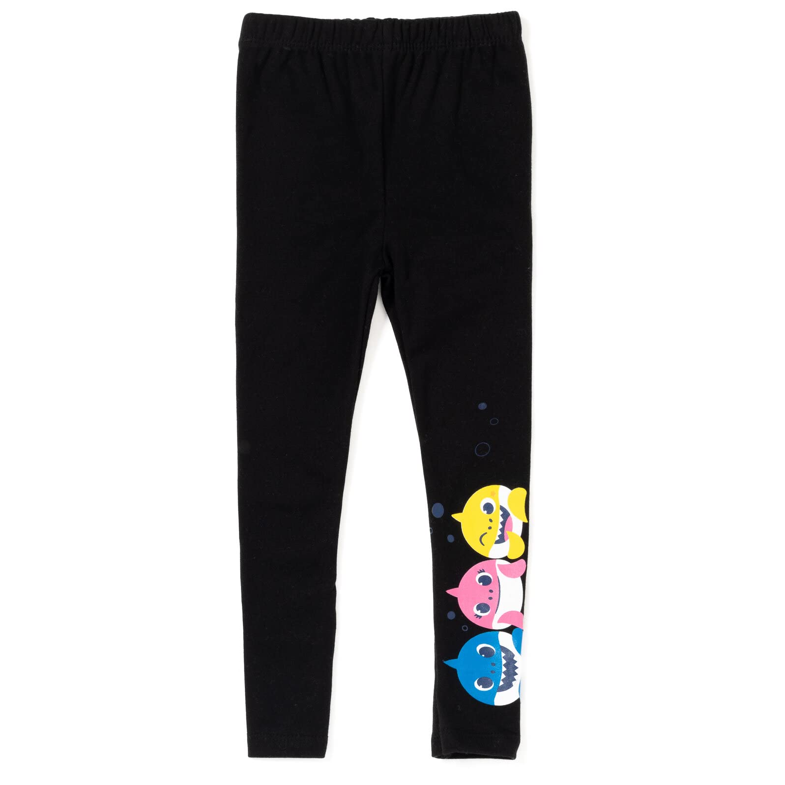 Pinkfong Baby Shark Baby Girls Fleece Pullover Sweatshirt and Legging Set Black/Blue 24 Months