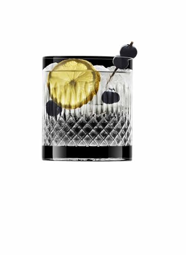 Luigi Bormioli Diamonte 12.75 oz. Double Old Fashion Glass, Set of 4 12769/01