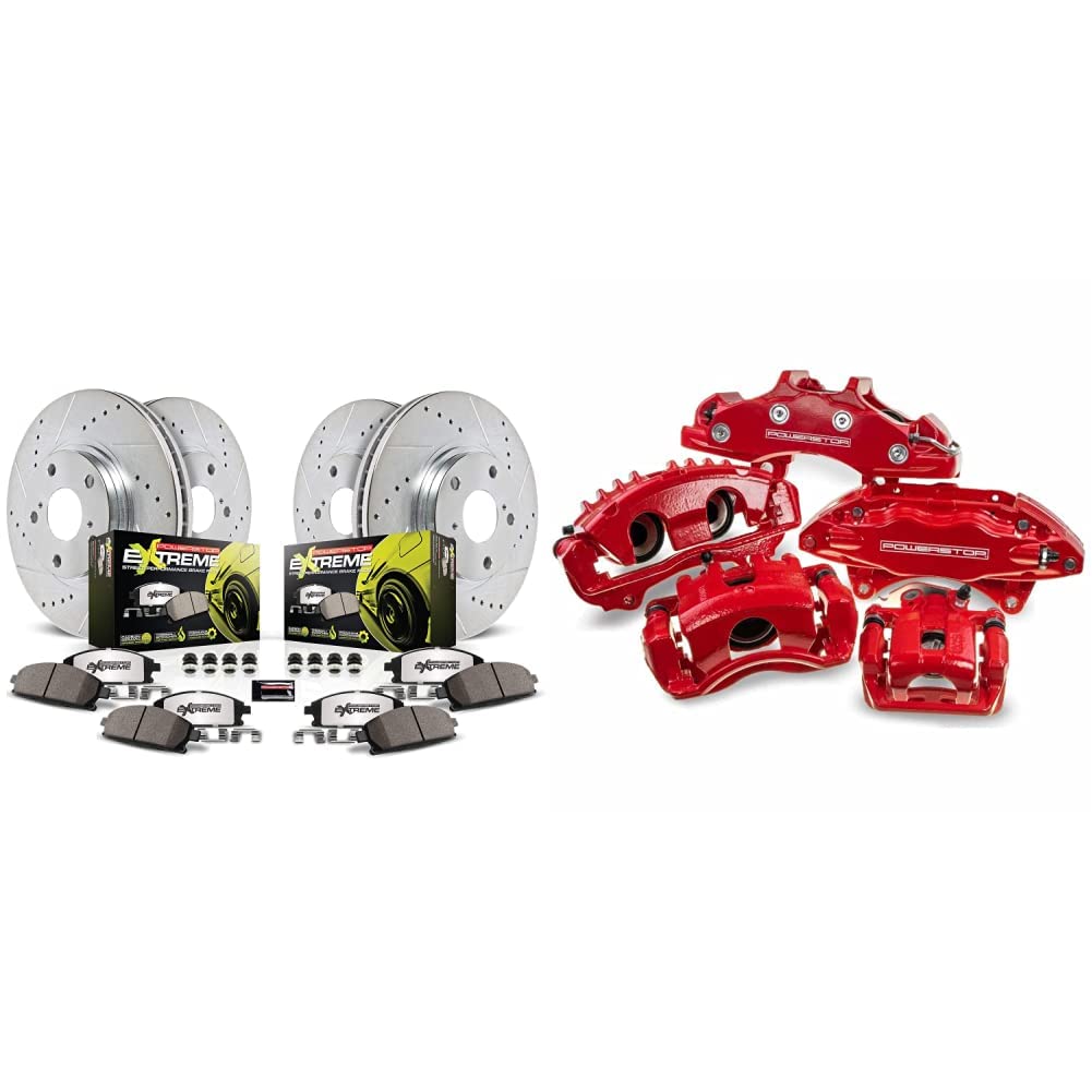 Power Stop Brake Kit with Calipers for Chrysler 300, Dodge Challenger, Charger and Magnum
