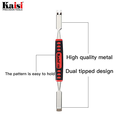 Precision Tweezers Set, Kaisi 12 PCS ESD Tweezer Set, Anti-Static Stainless Steel Tweezers Kit Curved Tweezers for Craft, Jewelry, Electronics, Laboratory Work