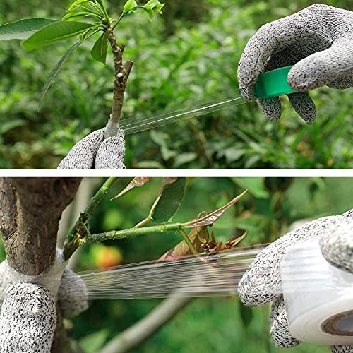 PUELDU Grafting Tool, Pruner Kit, Including Replacement Blades,Grafting Knife,Grafting Tapes,Plant Labels&Garden Clips,Perfect for Fruit Tree Grafting