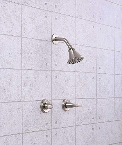 Premier 3552604 Sanibel Two-Handle Shower-Only Faucet, Brushed Nickel, 7.384 " x 7.384 " x 7.384"