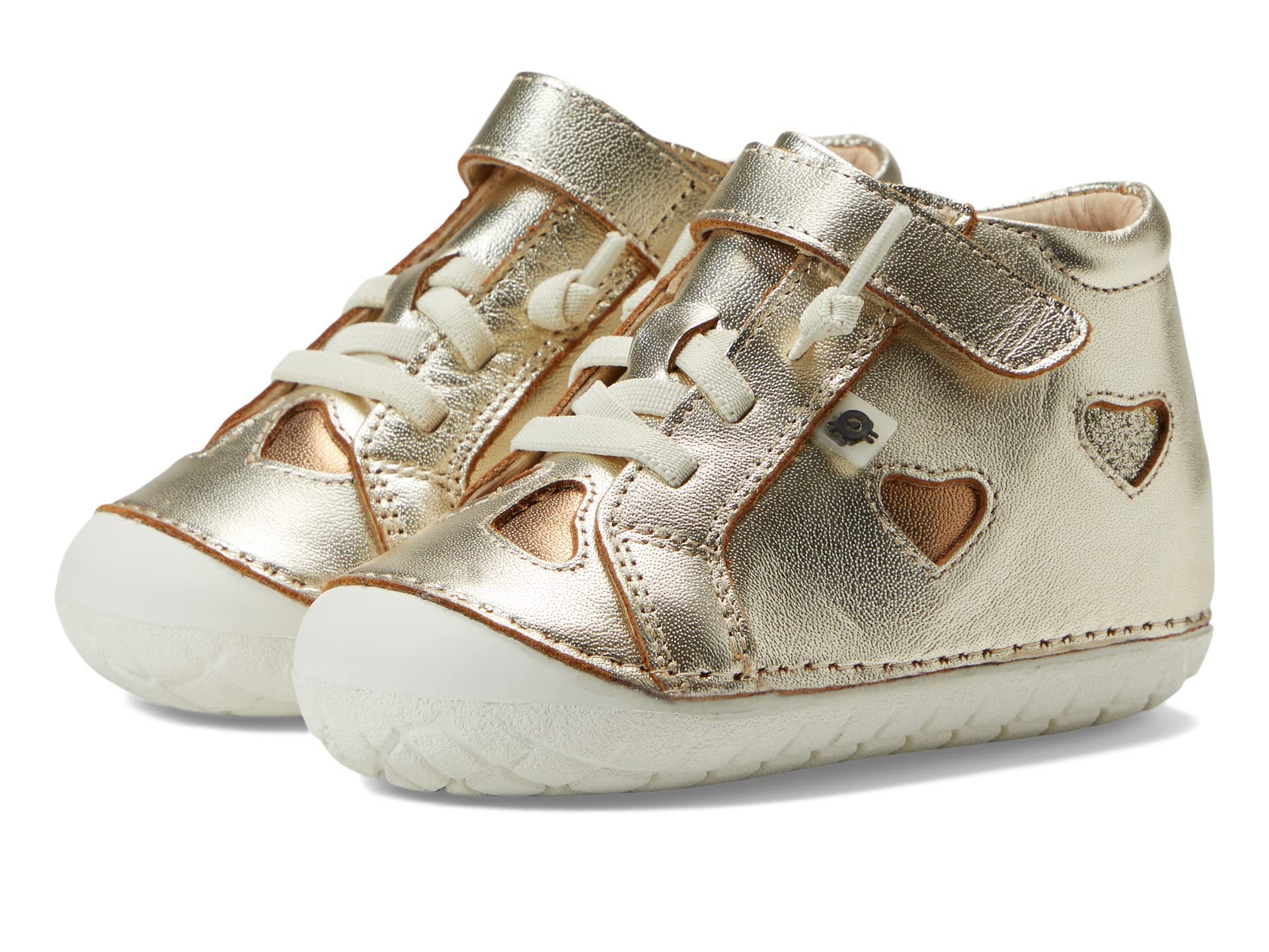 Old Soles Baby Girl's Love-ly Pave (Infant/Toddler) Gold/Glam Gold/Old Gold EU 23 (US 7 Toddler) M