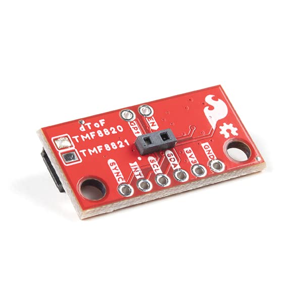 SparkFun Qwiic Mini dToF Imager - TMF8820-5000mm Detection Range - 3x3 multizone Output Data - VCSEL - SPAD - TDC - Multi-lense-Array - Small Footprint 0.5in x 1in- histogram Technology