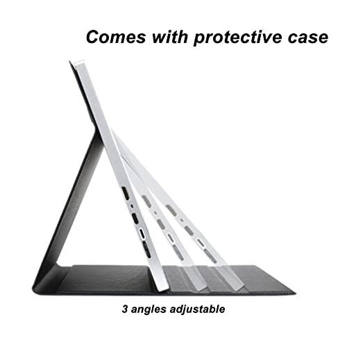 soobu 9.7inch Ink Display, Eyes Protection High Response 16:11 Screen Ratio Wide Angle 100-240V E Paper Screen for Laptop (US Plug)