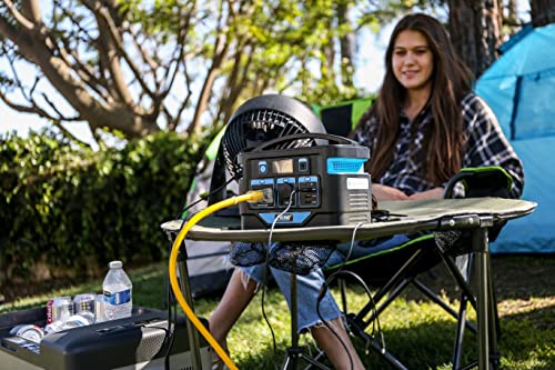 Pulsar Portable Power Station PPS200, 222Wh Lithium Battery Backup, 200W Pure Since Wave AC Outlets, USB C, Solar Generator Power Supply for Outdoor Camping Travel Hunting Fishing Emergency