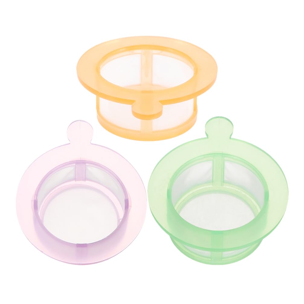 SOLUSTRE 3pcs Lab Cell Strainers 40um 70um 100um Cell Strainer Disposable Mesh Cell Filter Nylon Cell Screen Laboratory Accessories Supplies Science Experiment Tools