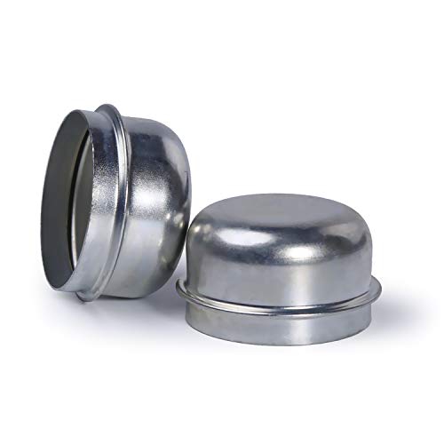 perfifan Chongjia Replaces Fit for Trailer 1.98" Inch Grease Cover Dust Cap 2k 3.5k 3,500 lb Axle Hub with Plug (2Pack)