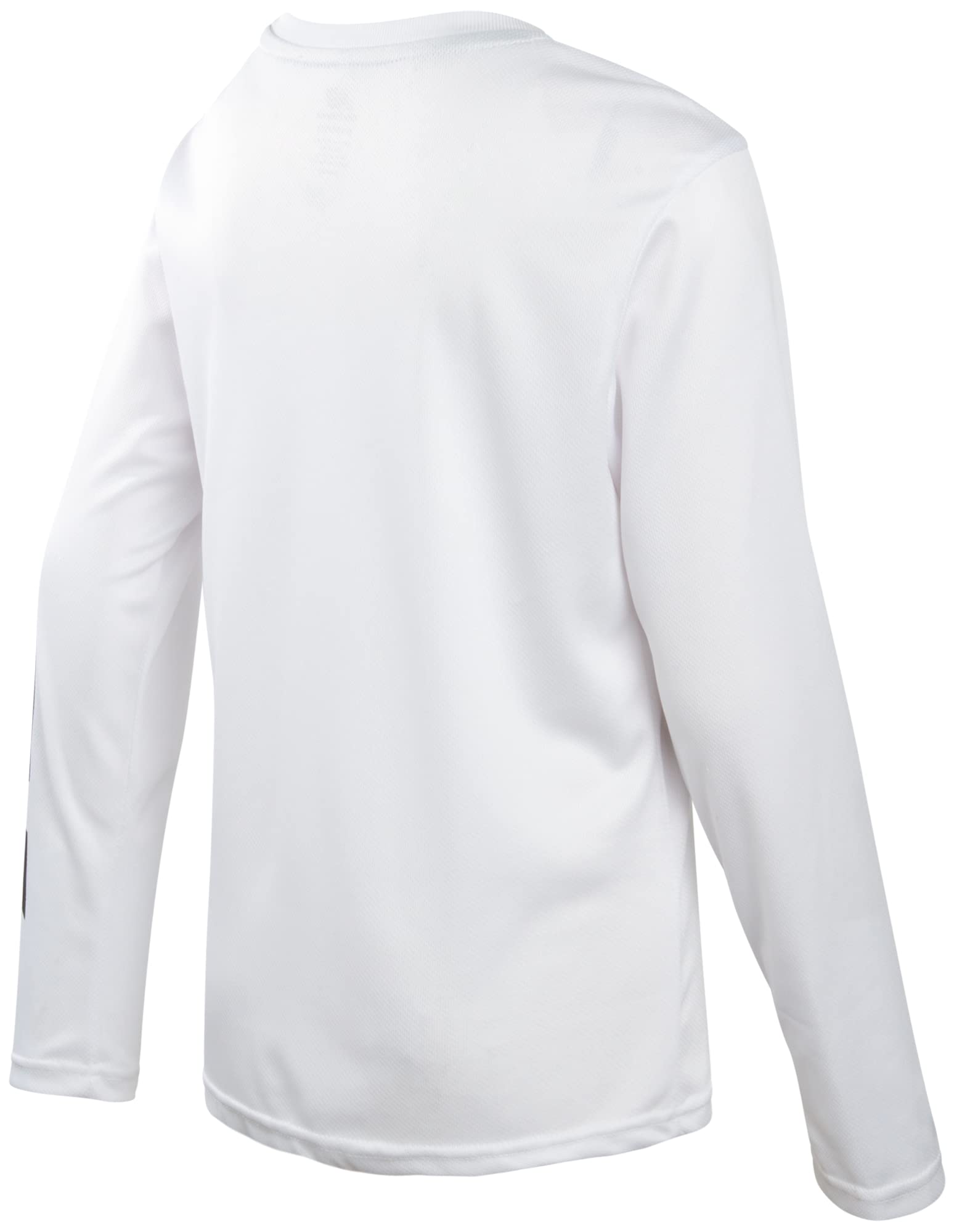 New Balance Boys' Athletic T-Shirt - 2 Pack Active Performance Dry-Fit Sports Short and Long Sleeve Shirt (8-20), Size 10-12, White Camo/Grey