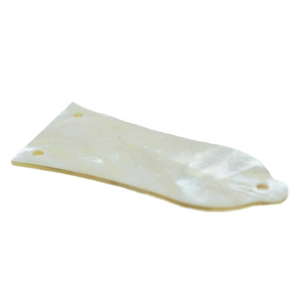 KAISH Pure CUSTOM Made White Pearl Guitar Truss Rod Cover with 3 Hole for Epi LP Les Paul