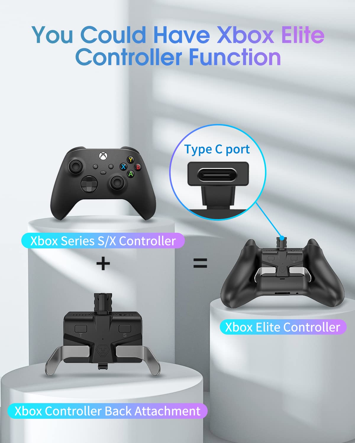 OLCLSS Paddles for Xbox Series X/S Controller (NOT for Xbox ONE S/X Controller), Strike Accessory for Xbox Series S/X Controller