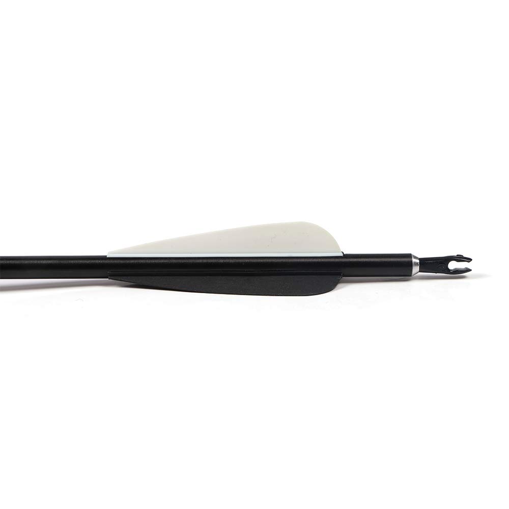 Huntingdoor 31" Archery Recurve and Compound Bow Aluminum Arrows 12pcs (Black)
