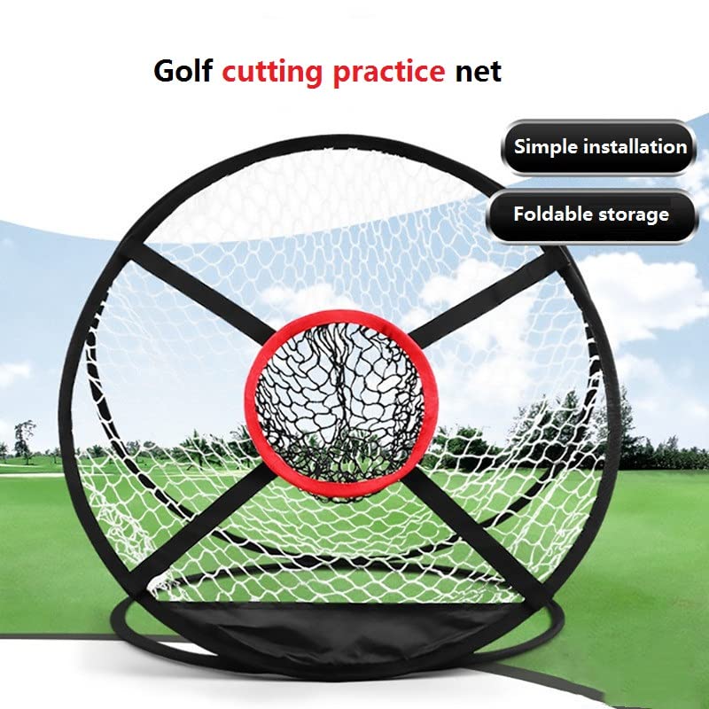 Pop-up Golf Chipping Net,Swinging Rod Hitting Target,Pole Cutting Training Equipment for Outdoor Home Golf Practice