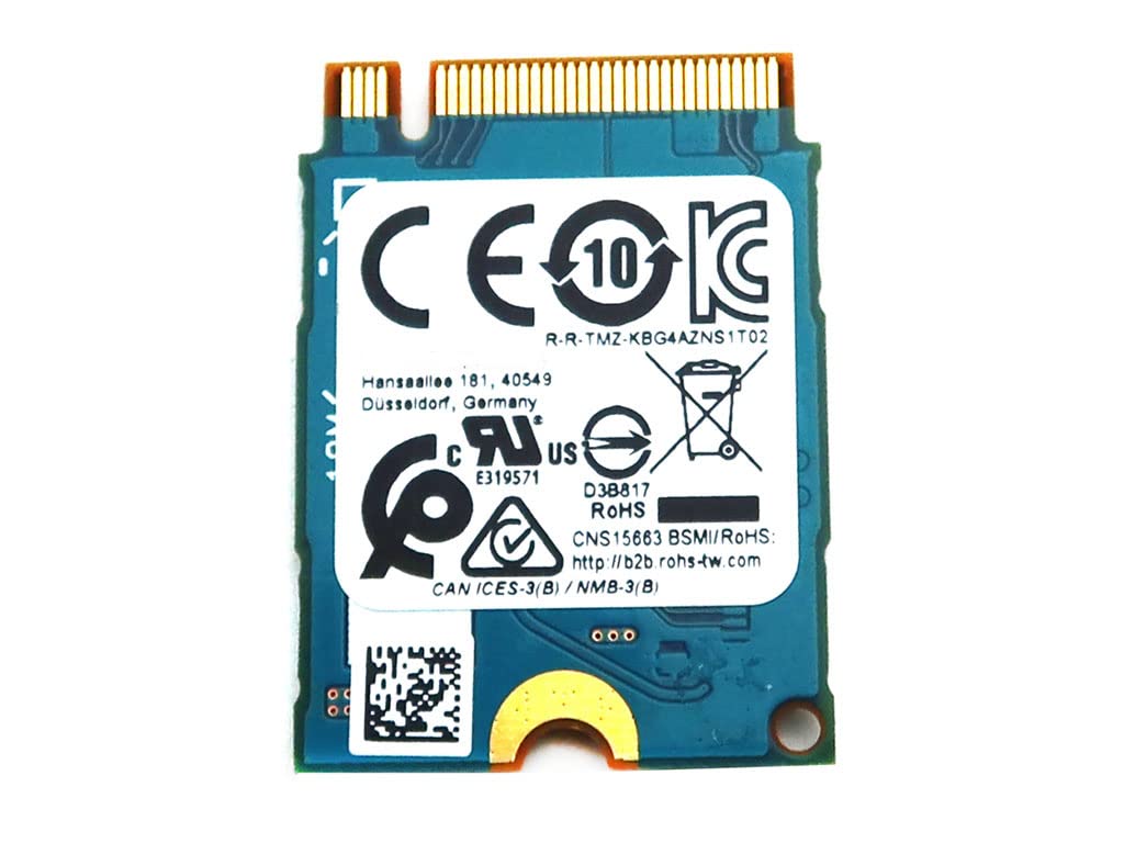 Solid State Drive 8C3CP 08C3CP TW-08C3CP Compatible Replacement Spare Part for Kioxia KBG40ZNS512G 512GB M.2 2230 NVMe PCIe Gen3 x4 SSD