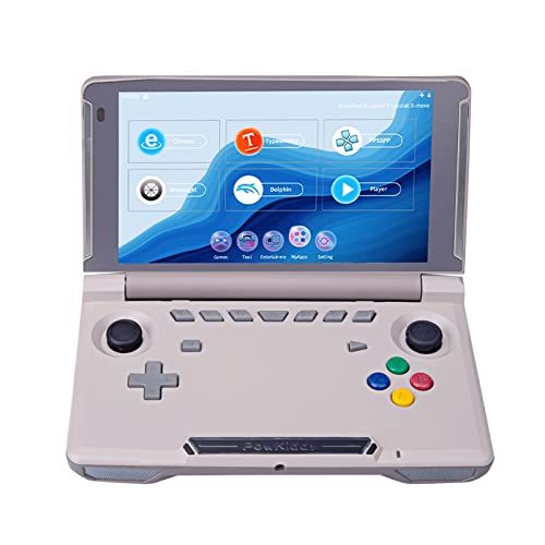 Powkiddy X18S Handheld Game Console, Portable Retro Video Game Console with Android 11 System Built-in 20,000 Games, Handheld Video Games Player with 4G+64G TF Card 5.5 Inch IPS Screen
