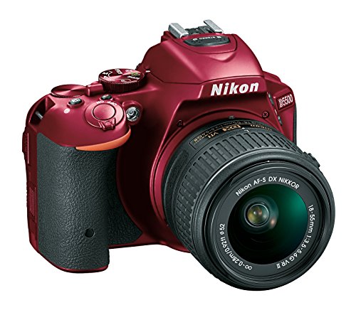 Nikon D5500 DX-format Digital SLR w/ 18-55mm VR II Kit (Red)