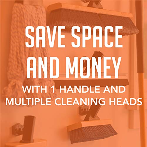 SWOPT 24β Premium Multi-Surface Push Broom Head β Cleaning Head Interchangeable with All SWOPT Cleaning Products for More Efficient Cleaning and Storage β Indoor and Outdoor Push Broom