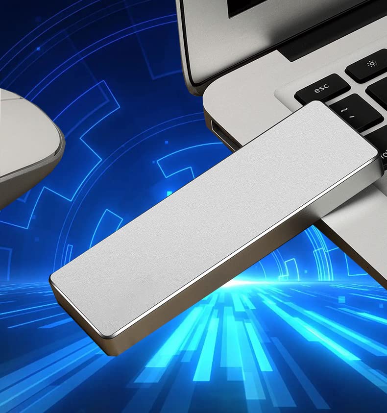 Portable SSD 8TB External Solid State Drive 3124MB/S Fast Speed Flash Drive SSD Type C USB 3.1 for Gaming Windows Mac OS PC Mackbook PS4 Xbox one （06868QYY0068）
