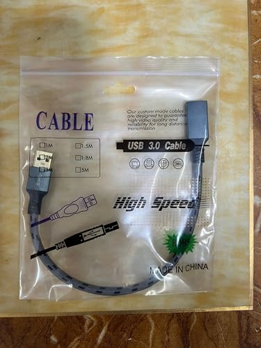 SNANSHI USB Extension Cable 1 ft Short USB 3.0 Extension Cable [Aluminum Shell, Nylon Braided] USB Extension Heavy Duty USB Extension Cord USB Male to Female Short USB Extender - 2PACK