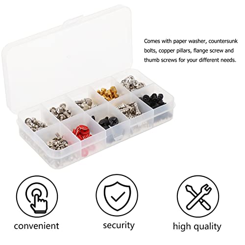 SOLUSTRE 1set Bolt Assortment Washer Graphics Motherboard Hard for Head Drive Accessory Case Electronic Kit Accessories Fitting Screw Screws Paper Pillar Thumbscrew Thumb Copper Product