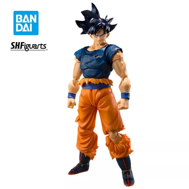 Original Bandai Dragon Balls Action Figure SHFfiguarts (Son Goku Ultra Instinct Sign)