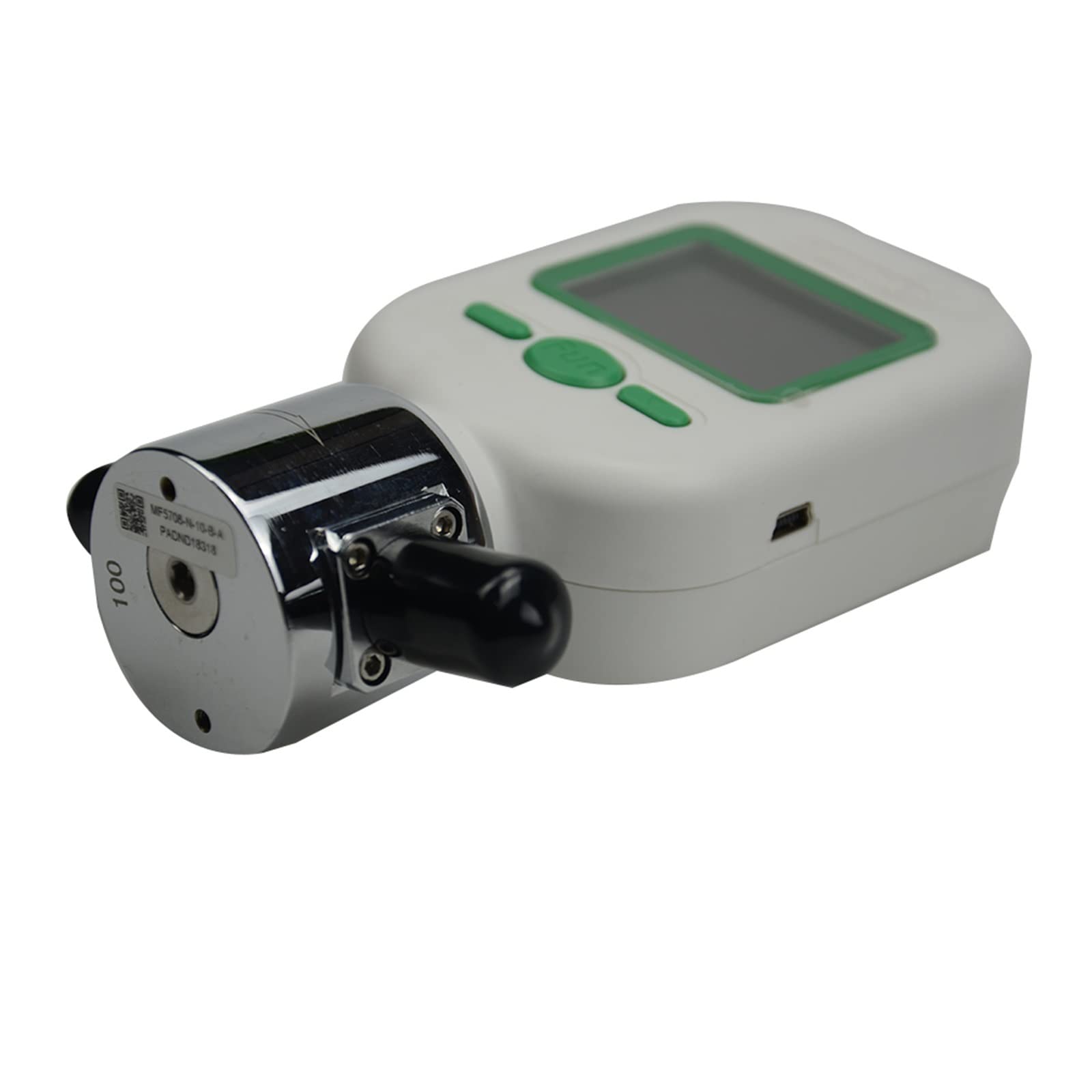 QYTEC Hose Timer Flow Meter Portable 0-25L/min MF5706 Digital Gas Mass Flow Meter Portable Gas Air Flow Rate Tester Digital Display Meter Water Timer