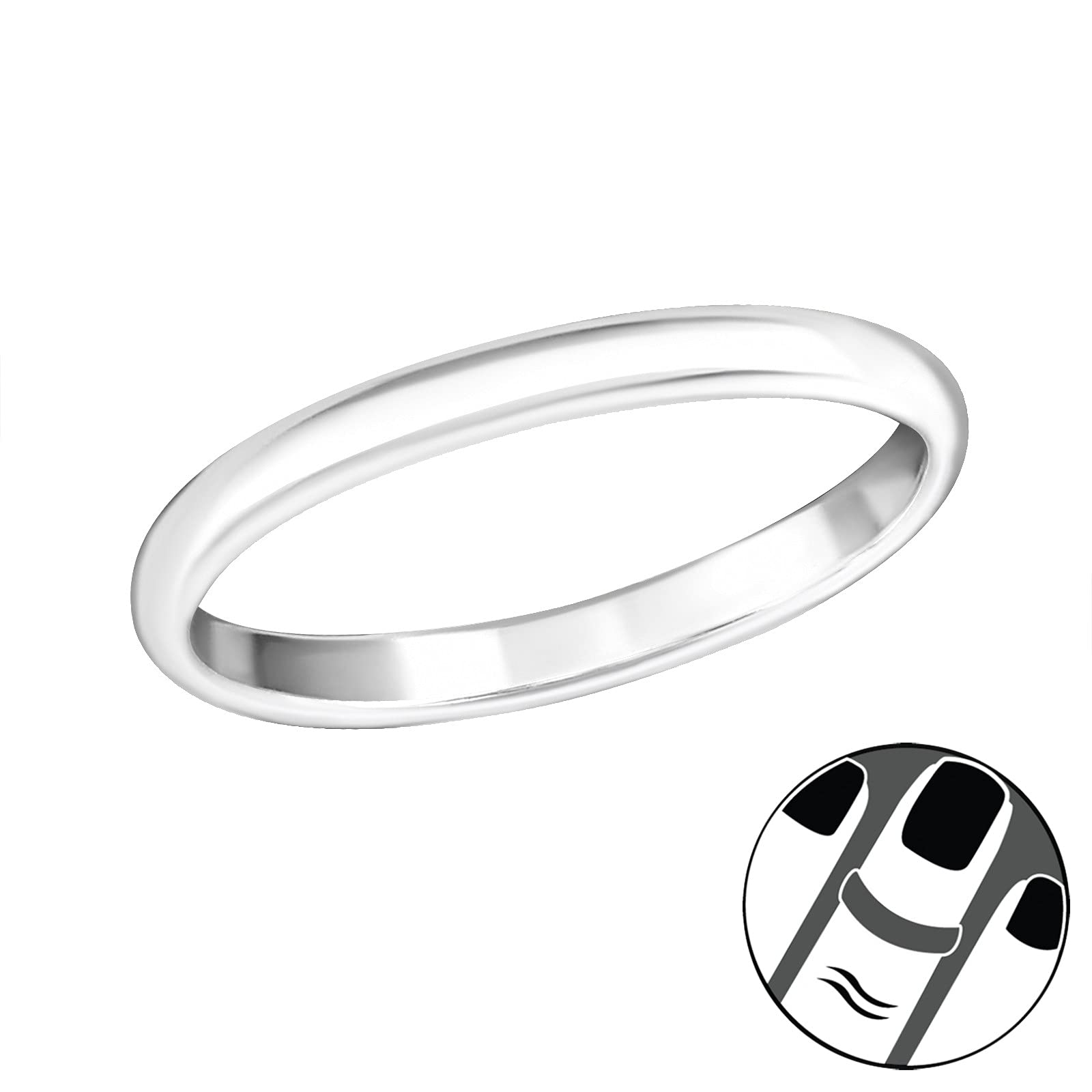 ICYROSE 925 Sterling Silver set of 3 Above Knuckle Ring Mid Finger Top 267 201 203