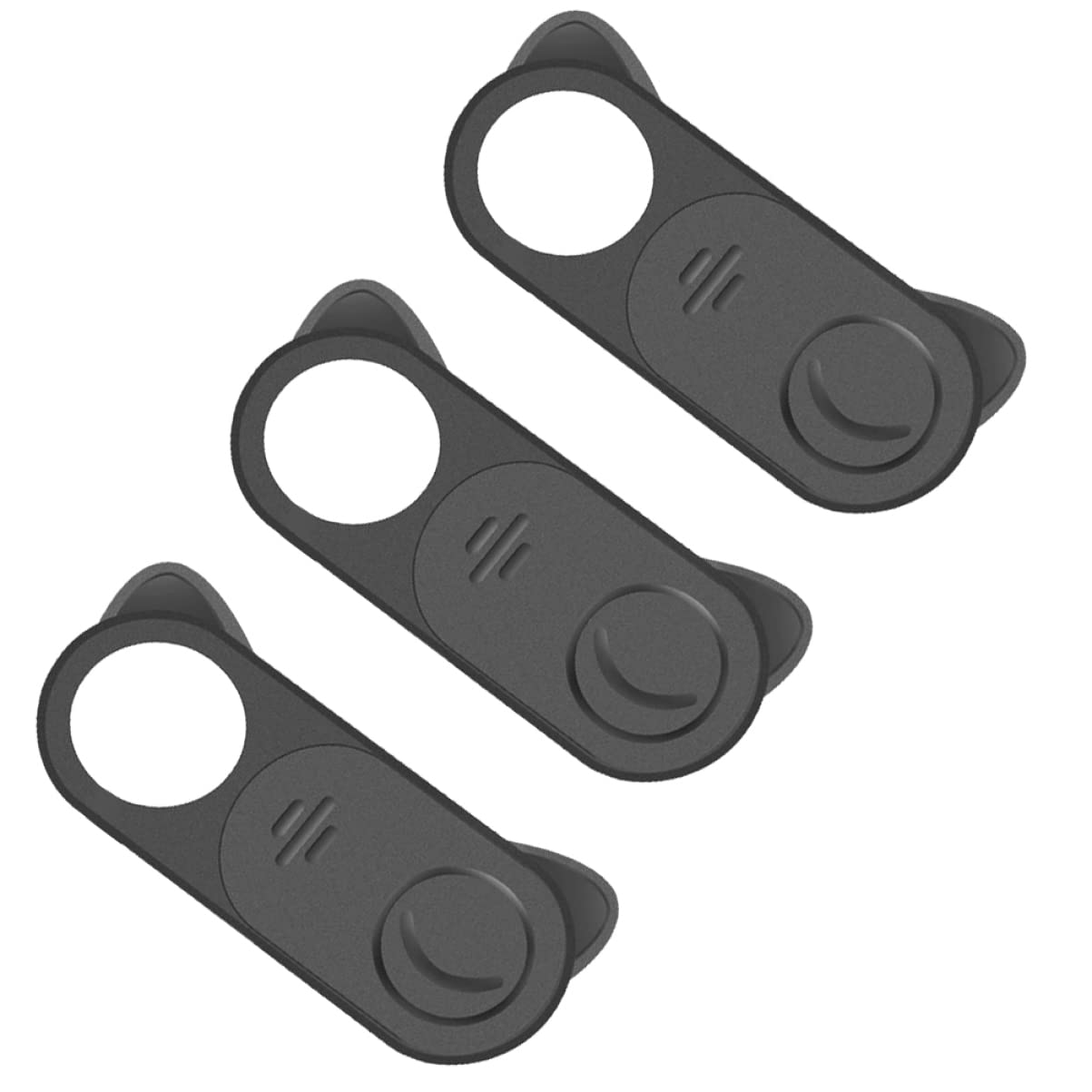 SOLUSTRE 9 pcs Camera Cover Web Camera Shutter Black Camera Lens Cover Webcam Slide Cover Webcam Sliding Blocker Cover Webcam Cover Computer Privacy Covers tabletd Thin Slider abs Protector
