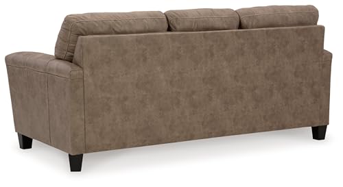 Signature Design by Ashley Navi Sofa, 89" W x 38" D x 39" H, Dark Brown