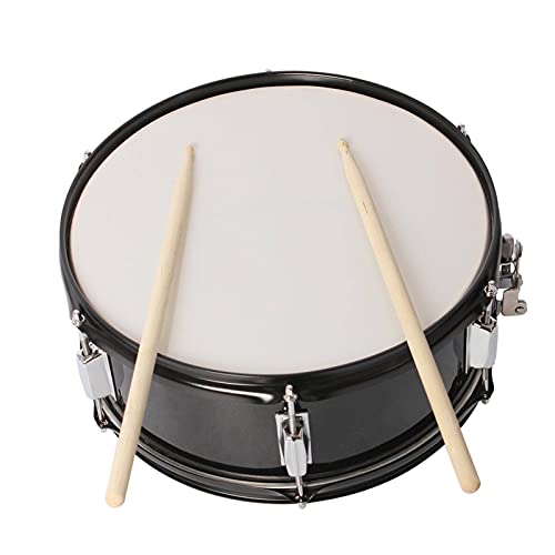 NC 14 x 5.5 inches Professional Marching Snare Drum & Drum Stick & Strap & Wrench Kit Black