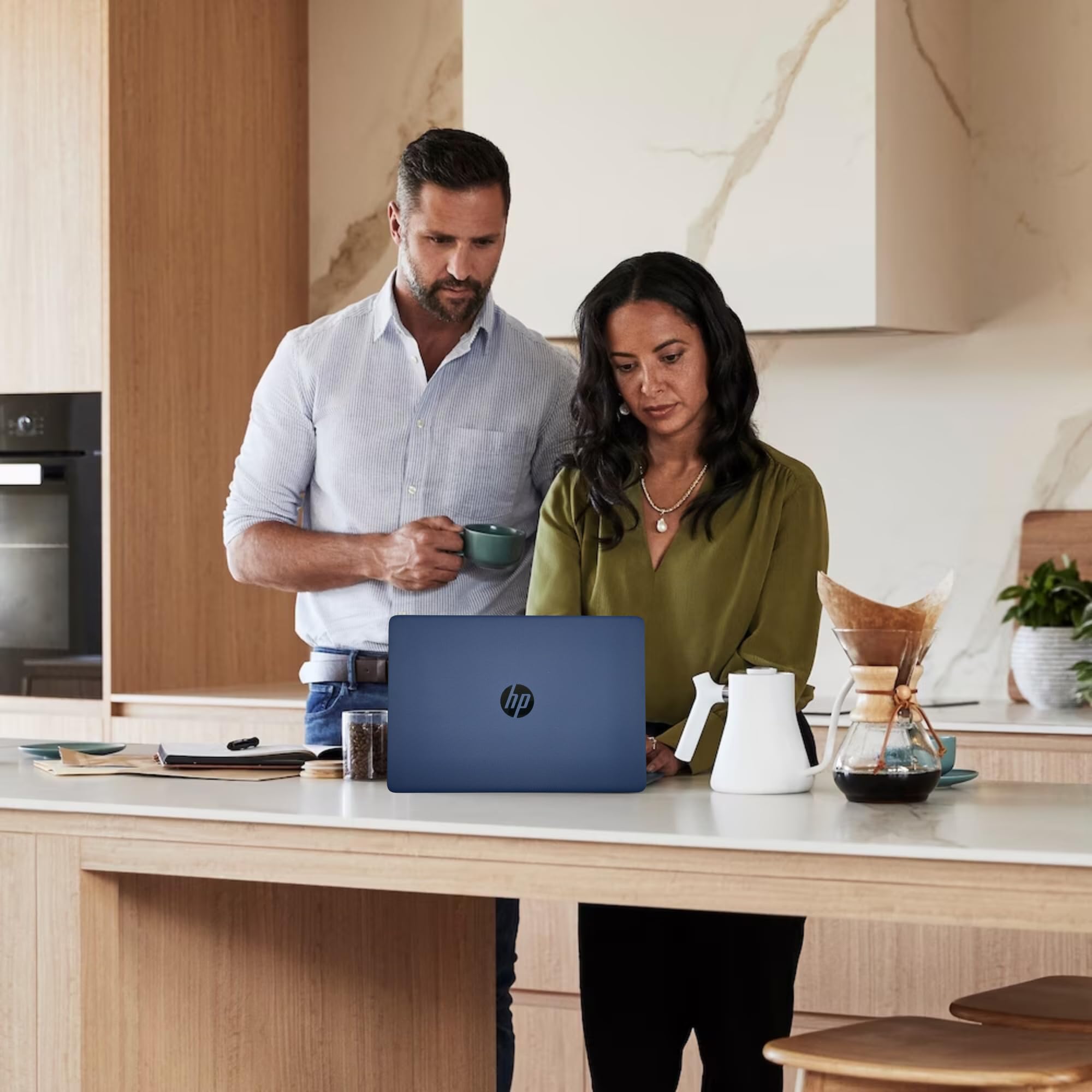 HP Stream 14" HD Ultral Light Laptop, 8GB RAM, 314GB Storage (64GB eMMC+250GB Portable SSD), Intel Quad-Core Processor, HDMI, Upto 11 hrs Long Battery Life, Office 365 1-Year, Win 11 S, Royal Blue