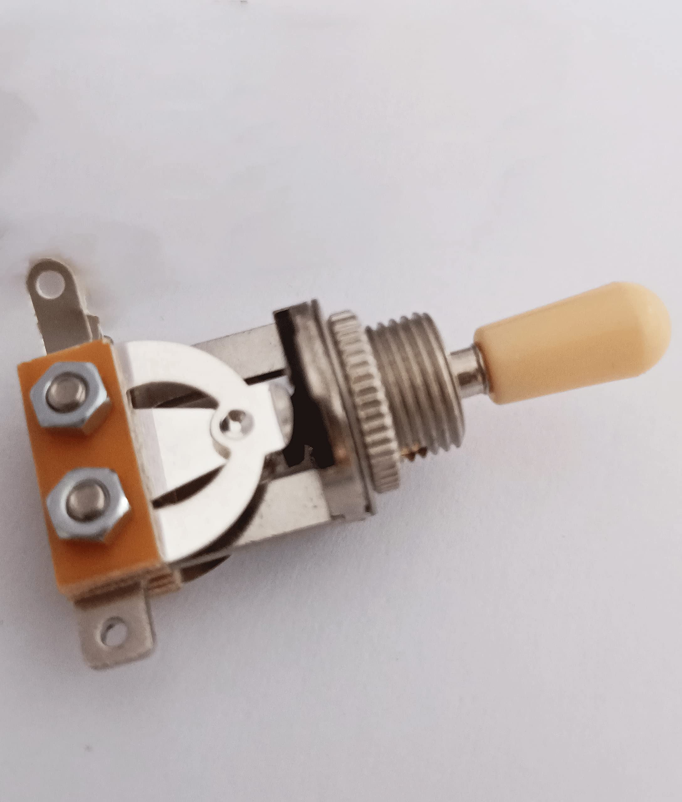 NC AYUBOUSAGibon Les Paul Guitar Toggle Switch 3 way Pickup Selector for Electric Guitar Cream Tip