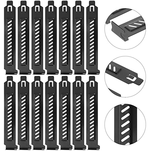 SOLUSTRE Pc Case Pc Pc Pc Stainless Steel PCI Slot Cover Hard Steel Filter Blanking Plate System Slot Blanking Panel Black RGB Computer RGB Computer Case