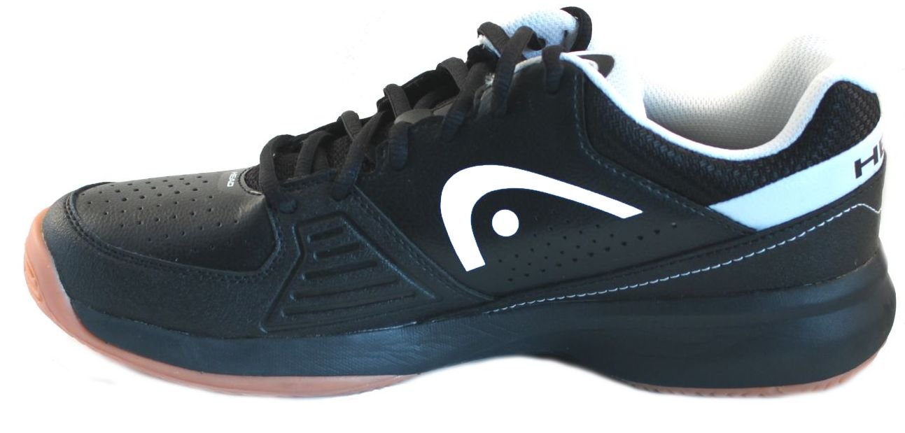 HEAD Men's Grid 2.0 Low Racquetball/Squash Indoor Court Shoes (Non-Marking)(Black/White) 11.0 (D) US