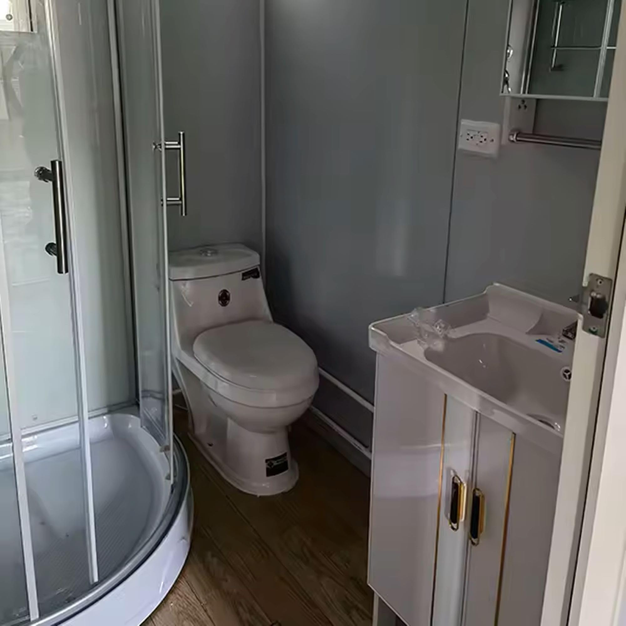 Tiny Expandable Prefab House to Live in 1 Bathroom, 3 Rooms & 1 Kitchen- Foldable House, Container Home, Portable House, Tiny House for Small Family, Modular Guest House β 19 x 20 FT (3 Bedrooms)