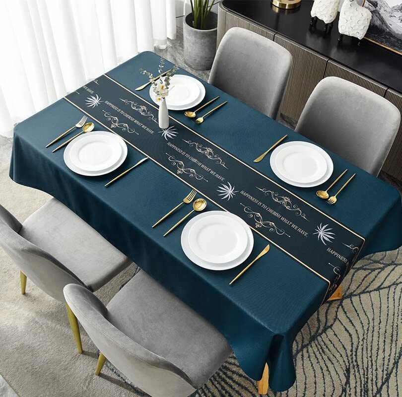 Nordic Modern Minimalist Light Luxury Kitchen Wedding Decoration Coffee Table Tablecloth Waterproof Tablecloth Table A1 140x210cm