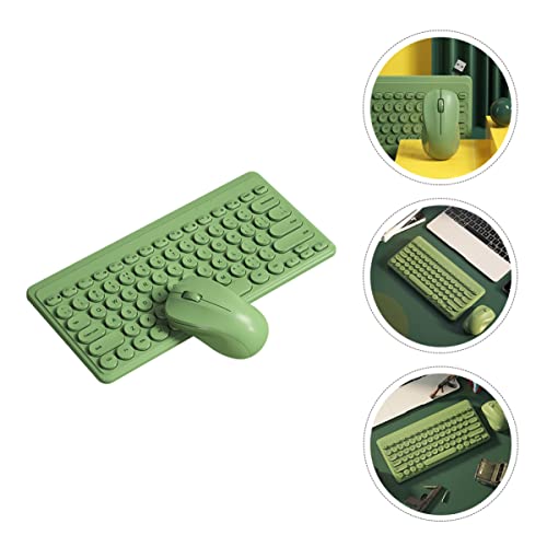 SOLUSTRE Wireless Mouse Keyboard Wired Gaming Keyboard and Mouse Combo RGB Backlit Gaming Set Led Rainbow Backlit Keyboard Portable Keyboard Office