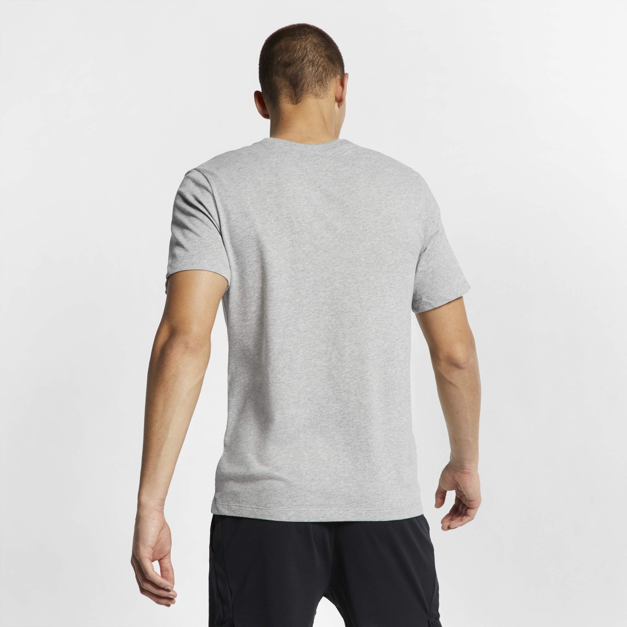 Nike Men's Sportswear Swoosh T-Shirts (Medium, Green/Light Green Swoosh)